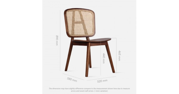 Willow Rattan Dining Chair, DC07701