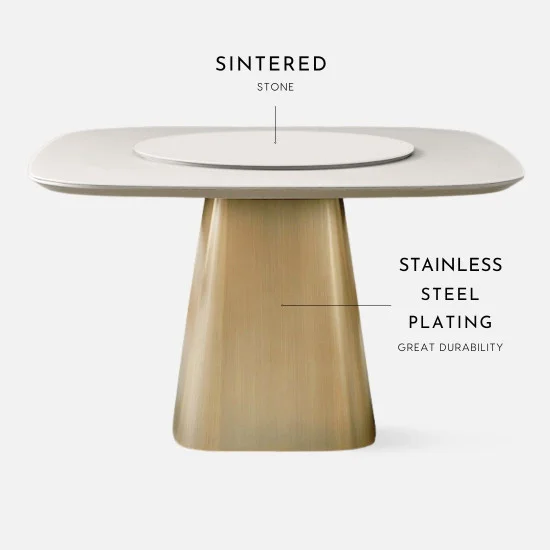 WILLOW Steel Squared Table, DT12101